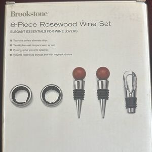 Brookstone | Dining | New Elegant Brookstone 6 Piece Wine Set | Poshmark